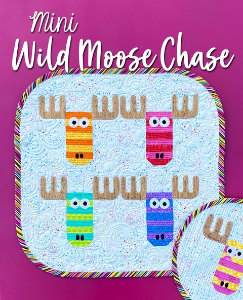 Mini Wild Moose Chase Pattern – Erie Quilt Art