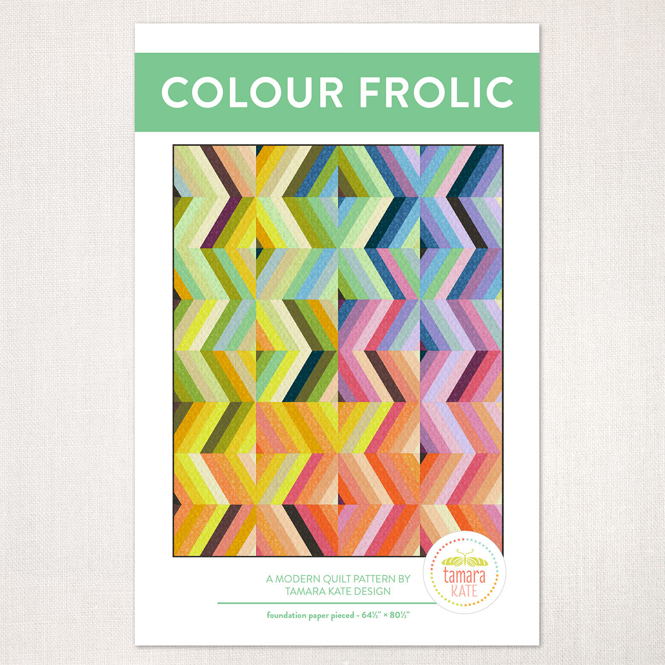 Colour Frolic Quilt Pattern – Erie Quilt Art